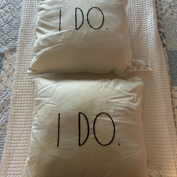 Rae Dunn | Bedding | Rae Dunn I Do Decorative Pillows 2x20 Set Of Two ...